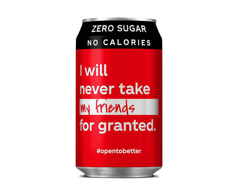 Coca-Cola replaces front of pack logo with resolutions of hope and ...