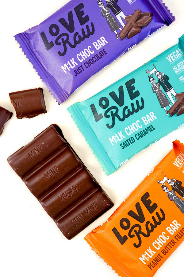 Love Raw beats Cadbury to launch milk chocolate vegan chocolate bar ...