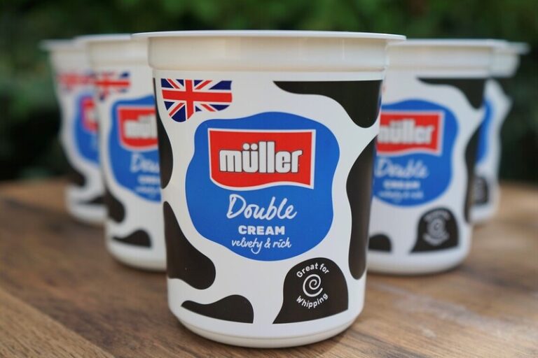 Müller skims off 500 tonnes of virgin plastic annually with new cream ...