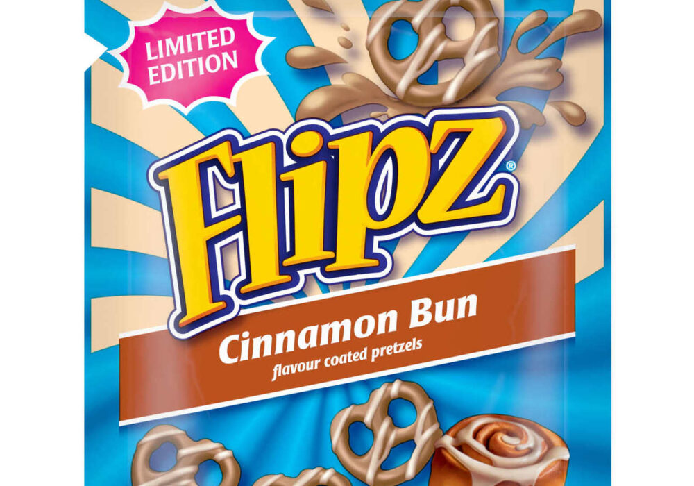 Fast-growing Flipz brand now includes a limited-edition cinnamon bun ...