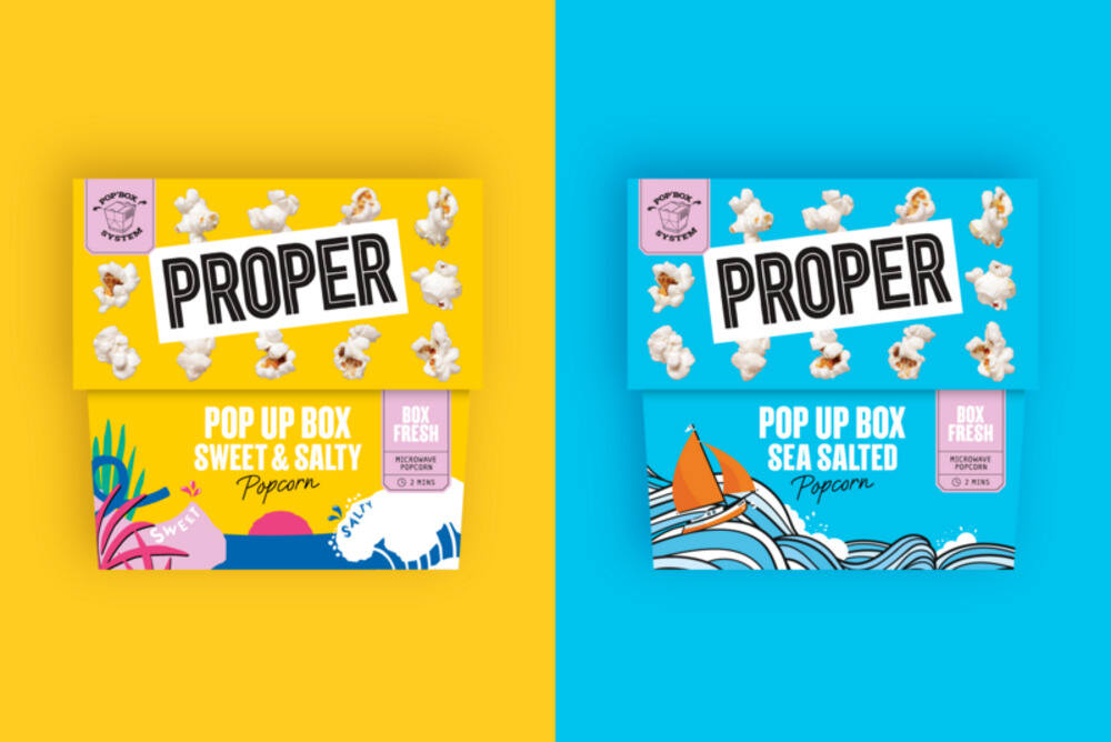 Proper launches UK’s first pop-up microwave popcorn box - Food and ...